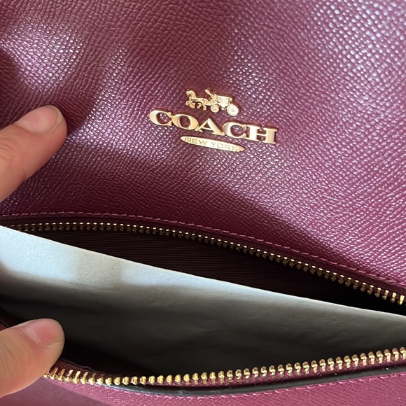 Coach | Bags | Coach Burgundy Baggold Hardware Basically Like Brand New ...